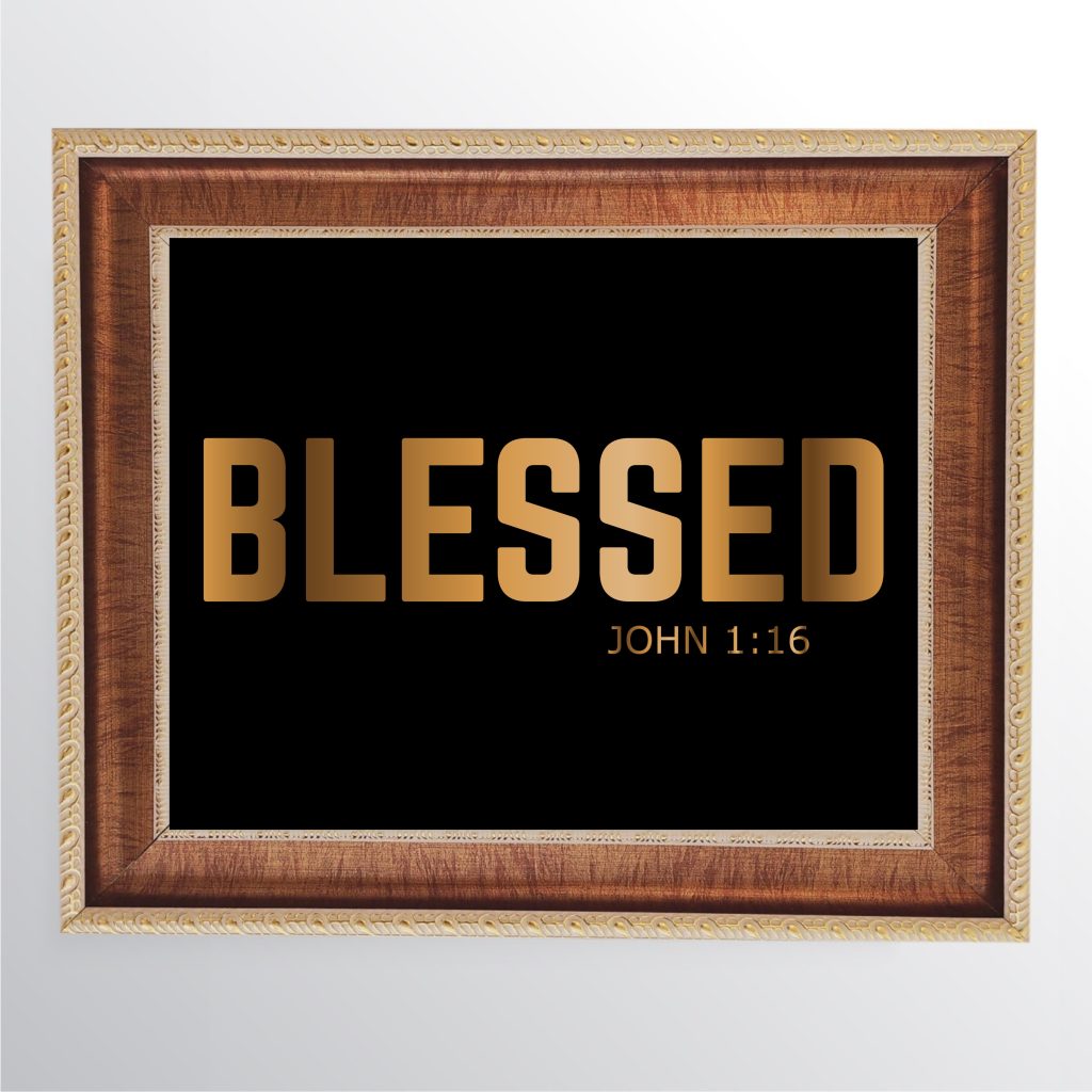BLESSED Christian wall art frames. - Jemyka Shop